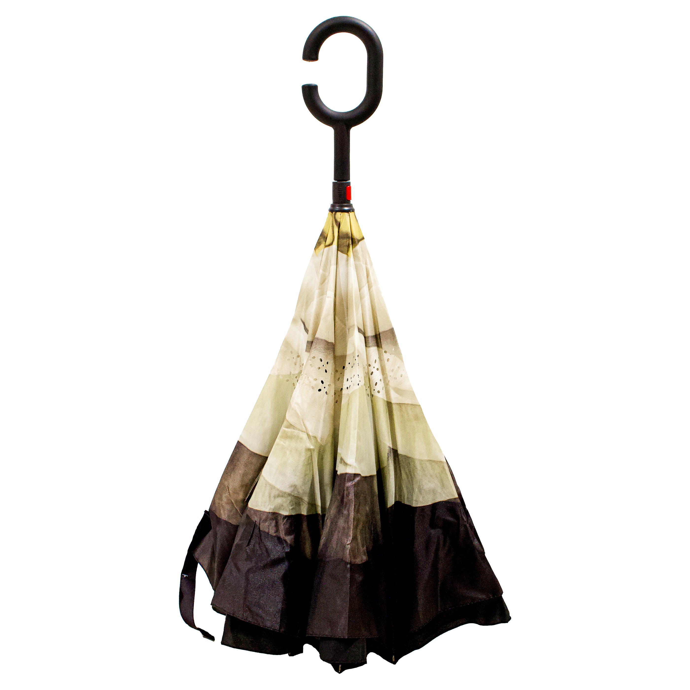 Parapluie réversible - Fleur blanche | Accessoires mode | Boutique Kozy