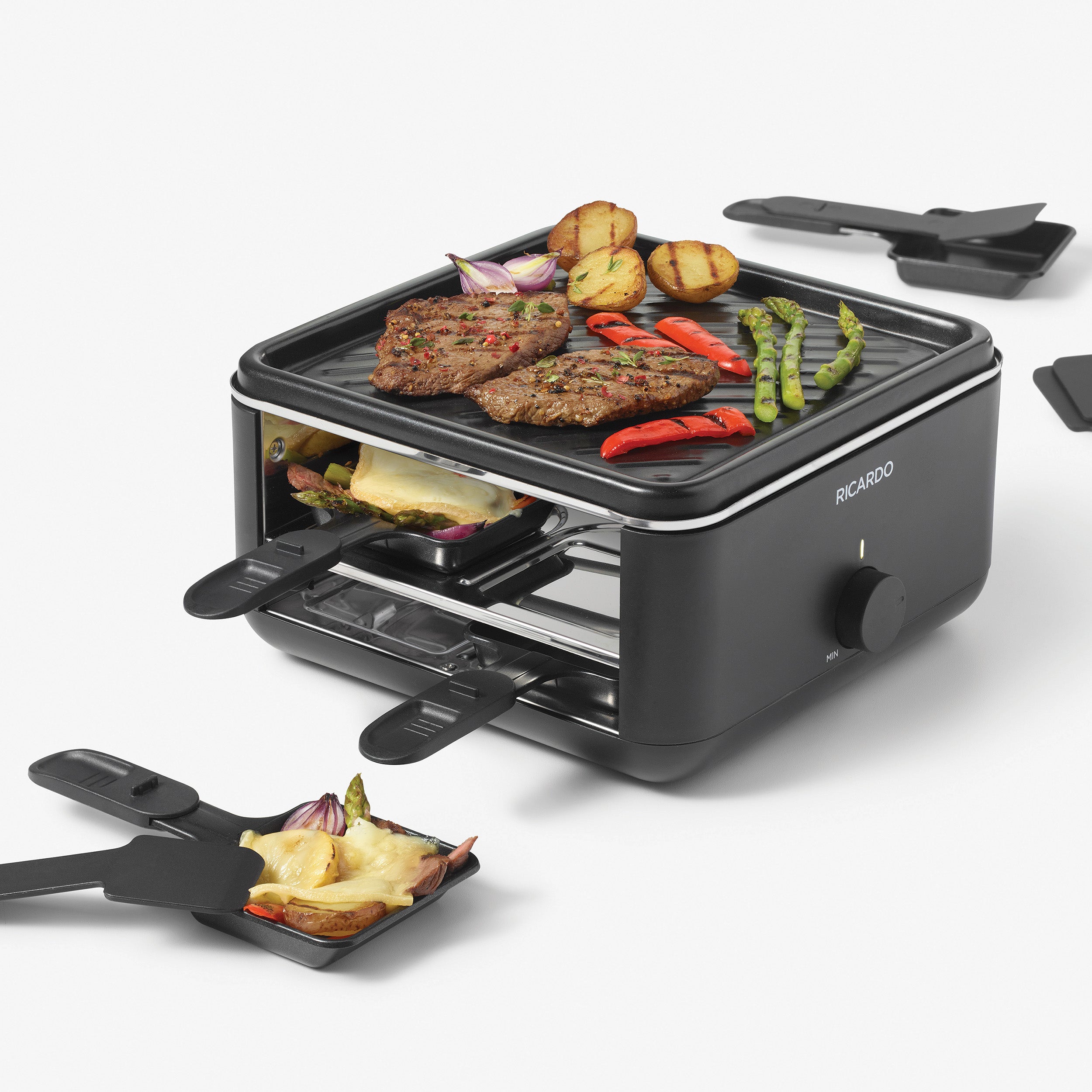 Ensemble mini raclette - 4 personnes | Cuisine | Boutique Kozy