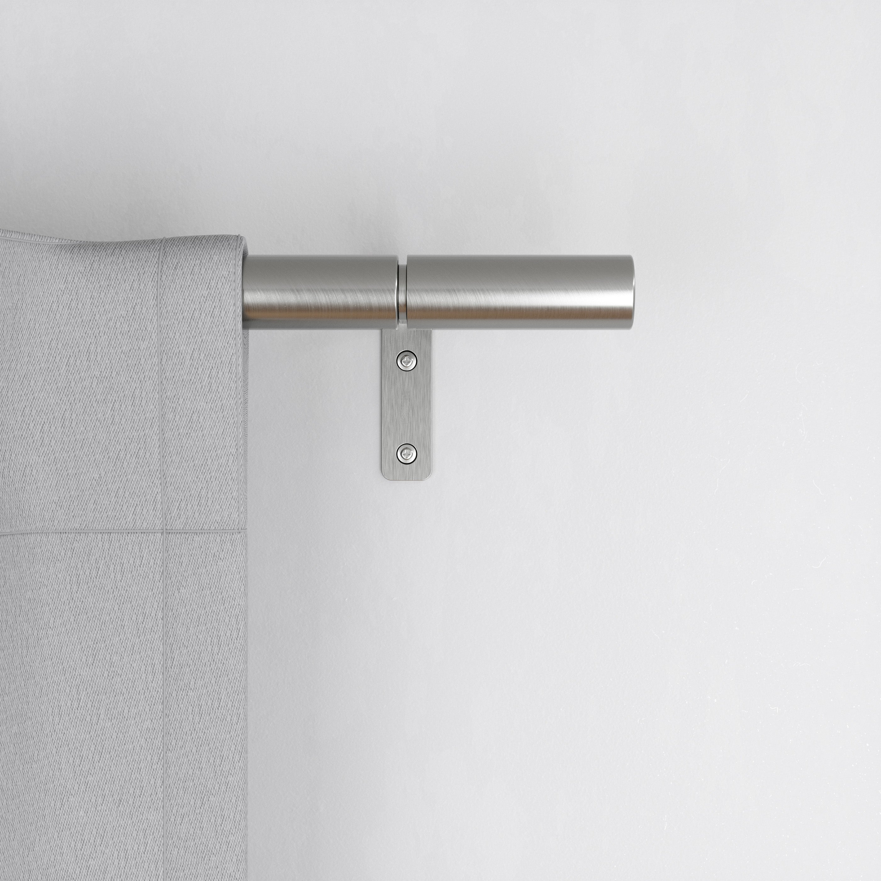 Silver curtain rod - Zen | Rods | Boutique Kozy