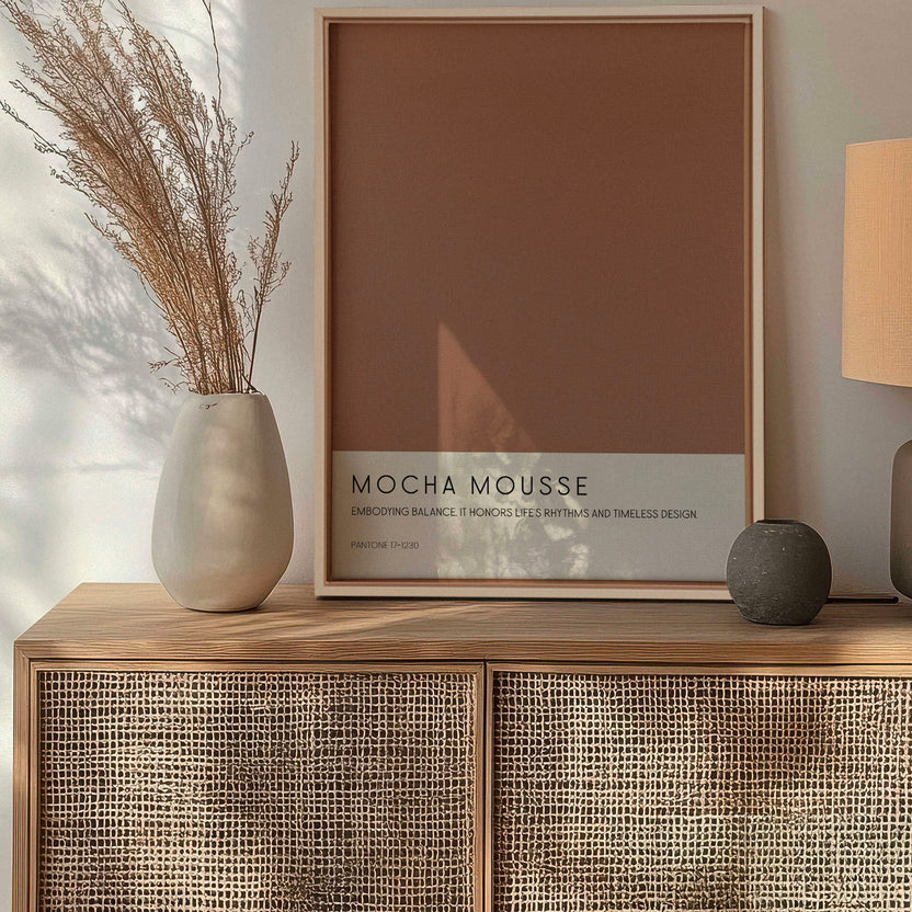 Canvas - Mocha mousse | Wall decor | Boutique Kozy