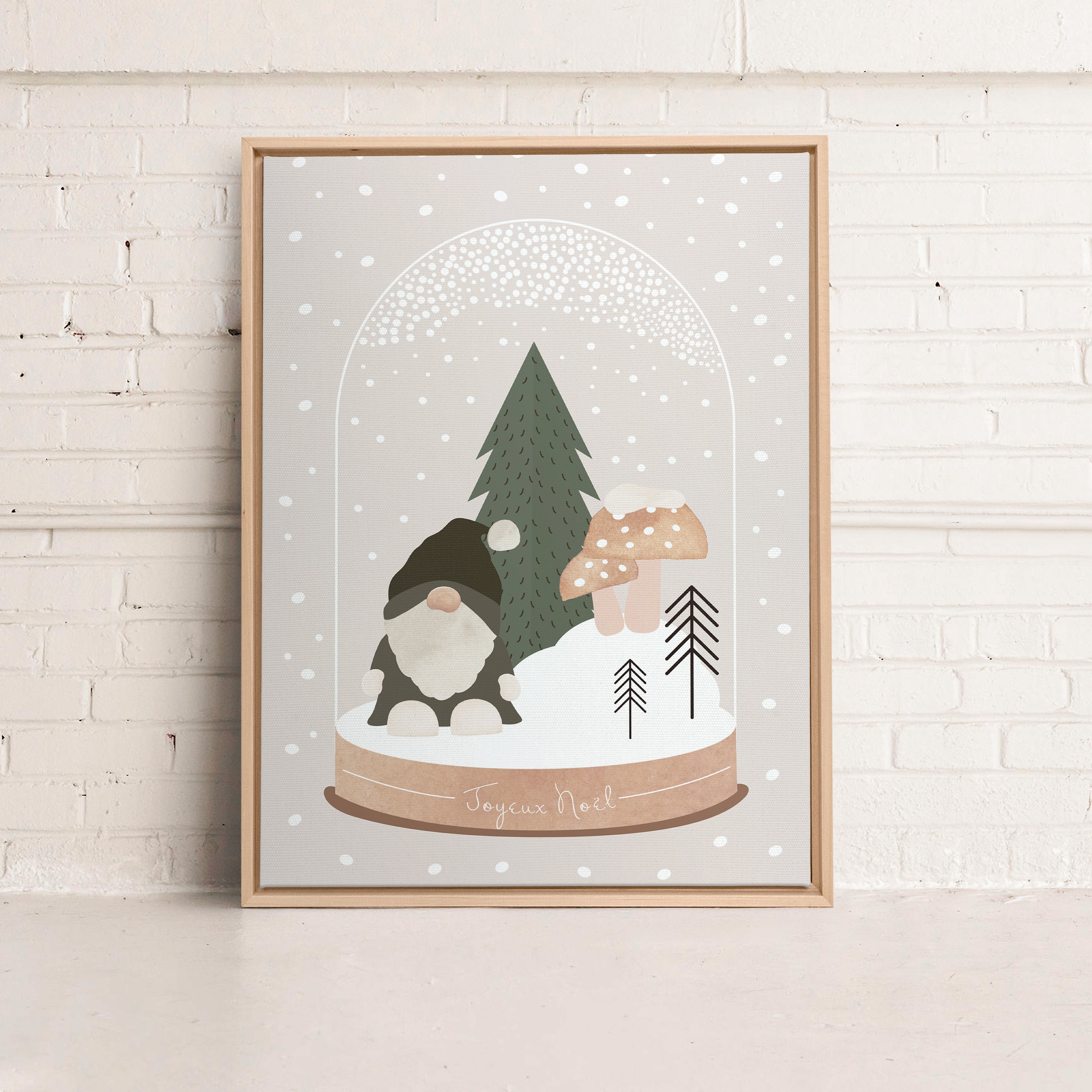 Canvas - Snow globe | Wall decoration | Boutique Kozy
